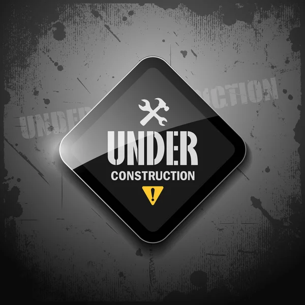 Grunge construction badge Vector Art Stock Images | Depositphotos