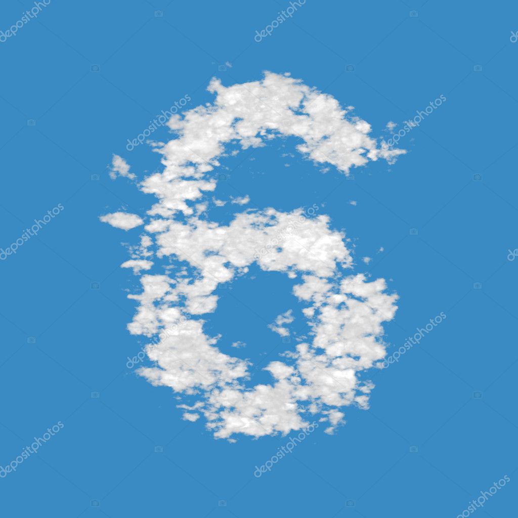 Cloud number 6 — Stock Photo © sserg_dibrova #11975713