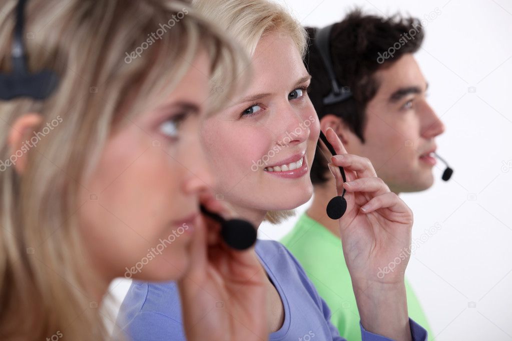 Team of teleworkers Stock Photo by ©photography33 10846736