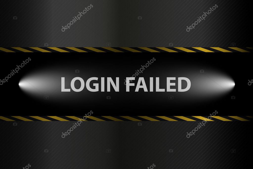 Login failed vector background — Stock Photo © semisatch #12179387