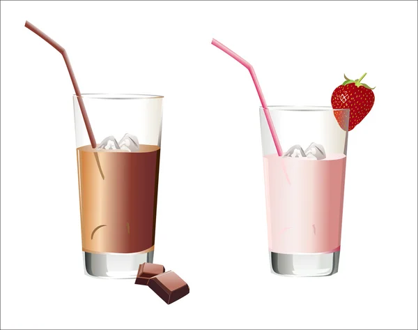 Cocktails white background Vector Art Stock Images | Depositphotos