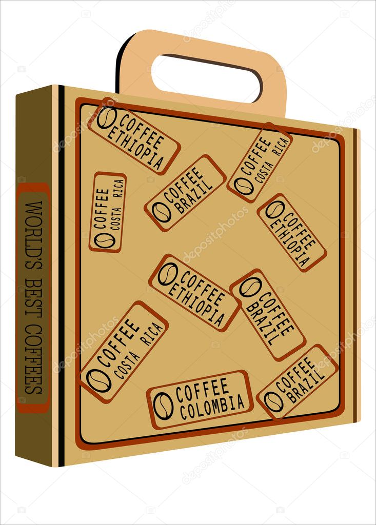 Coffee Box Stock Vector Image by ©mitay20 #11004937