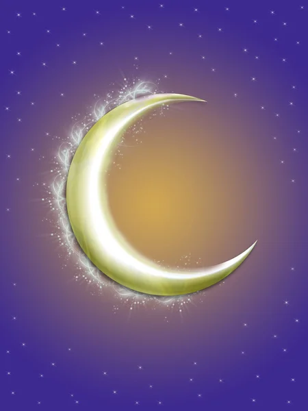 Gold moon Stock Photos, Royalty Free Gold moon Images | Depositphotos