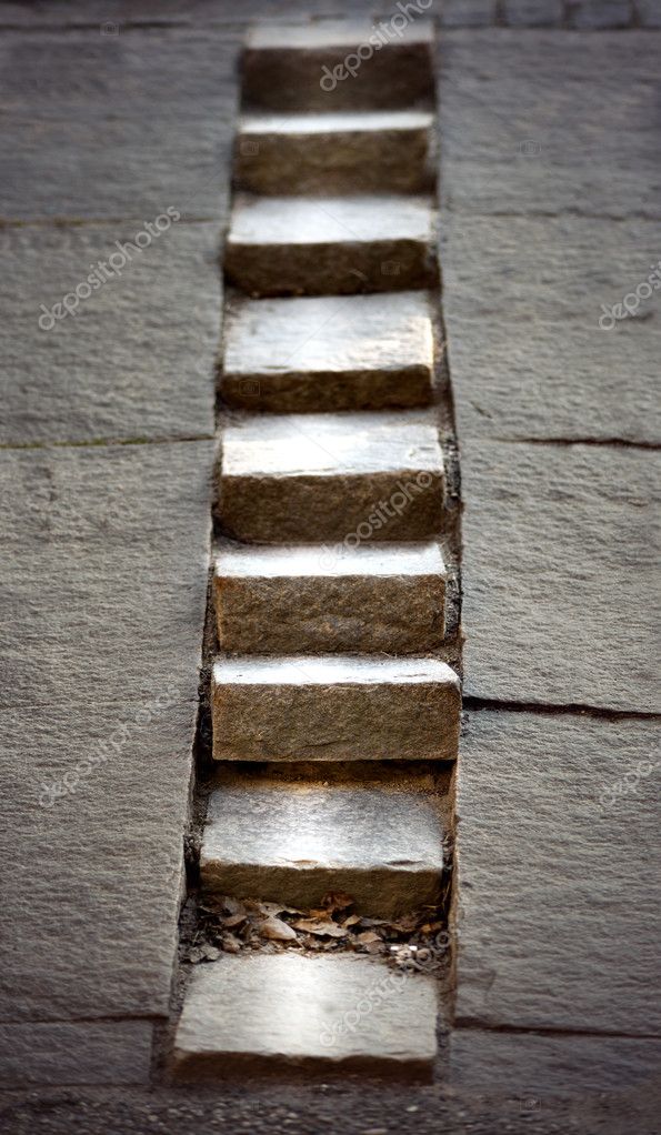 Narrow stone staircase Stock Photo by ©PinkBadger 10739388