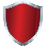 Red security shield Stock Vector Image by ©tiloligo #13314720