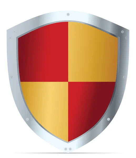 Red security shield — Stock Vector © tiloligo #13314720