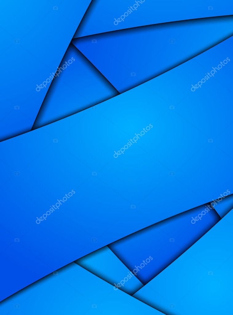 Vector blue card or background with shadow Stock Vector Image by ...