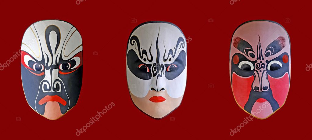 Mask of chinese opera — Stock Photo © jackq #10762699