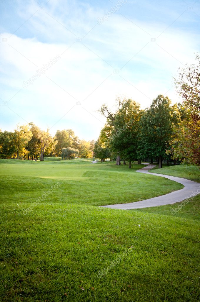 Golf Course Trees — Stock Photo © CHRTKD #11454172