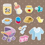 Baby stuff stickers Stock Vector Image by ©mocoo2003 #10545985