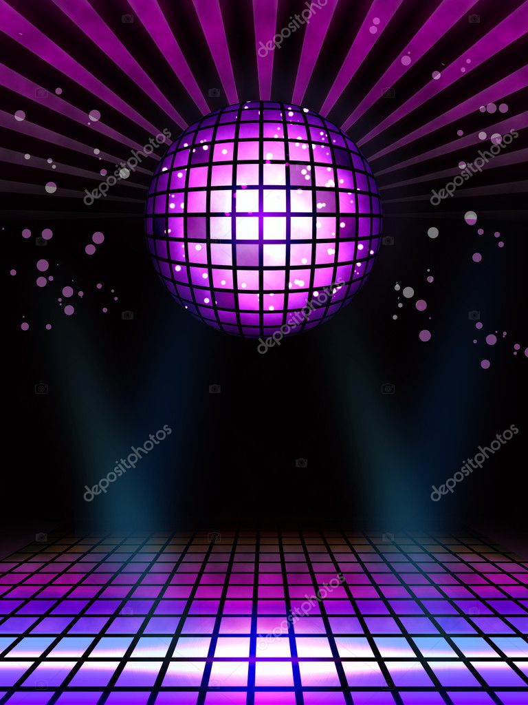 Techno disco magic ball poster full layout Stock Photo by ©simpson33 ...