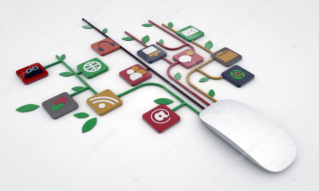 Mouse connections Stock Photo by ©homeworks255 10819105