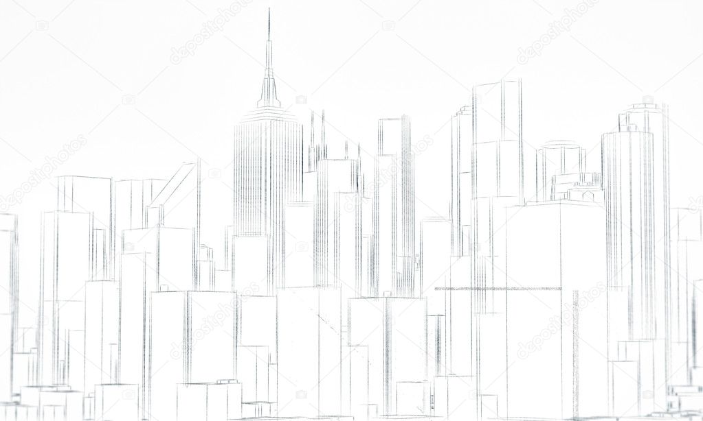 Downtown sketch Stock Photo by ©homeworks255 11449034