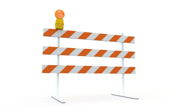 Roadblock isolated on white background Stock Photo by ©ekostsov 28283819