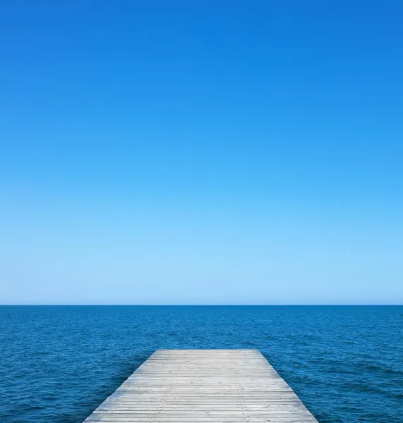 Jetty ocean view - Stock Image - Everypixel