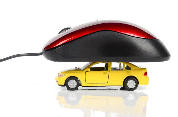 Computer mouse car on white background Stock Photo by ©Garry518 1719780