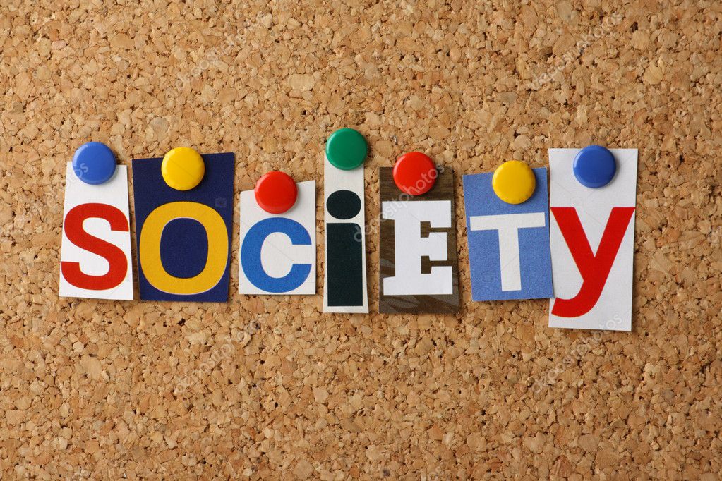 Pictures : society | The word Society — Stock Photo © thinglass #10756943