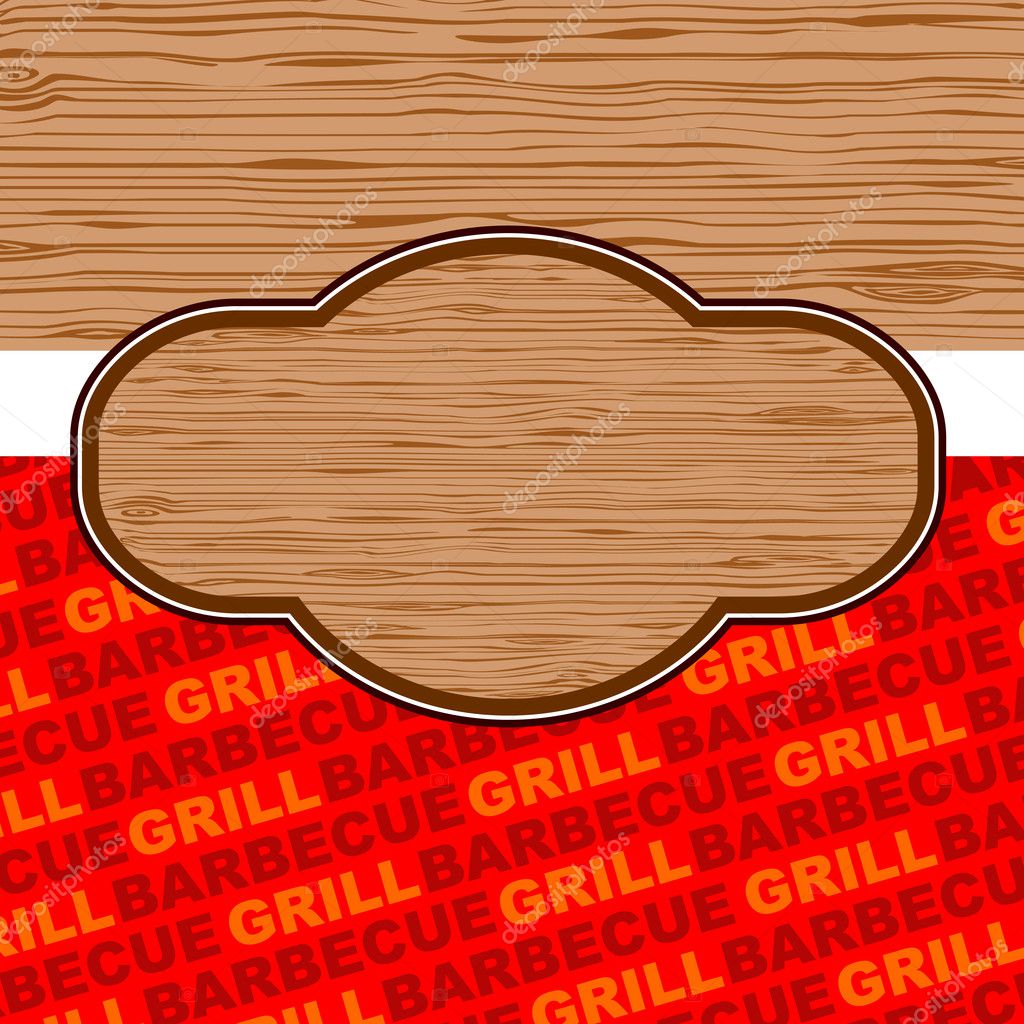 Barbecue and grill background design. Stock Vector by ©Loca 10980932