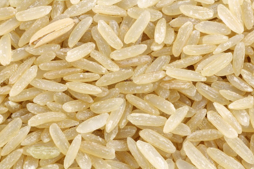 Unpolished rice (whole grain) — Stock Photo © tpzijl #11355403