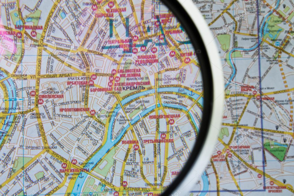 The Kremlin on the map Stock Photo by ©nico-00 10912553