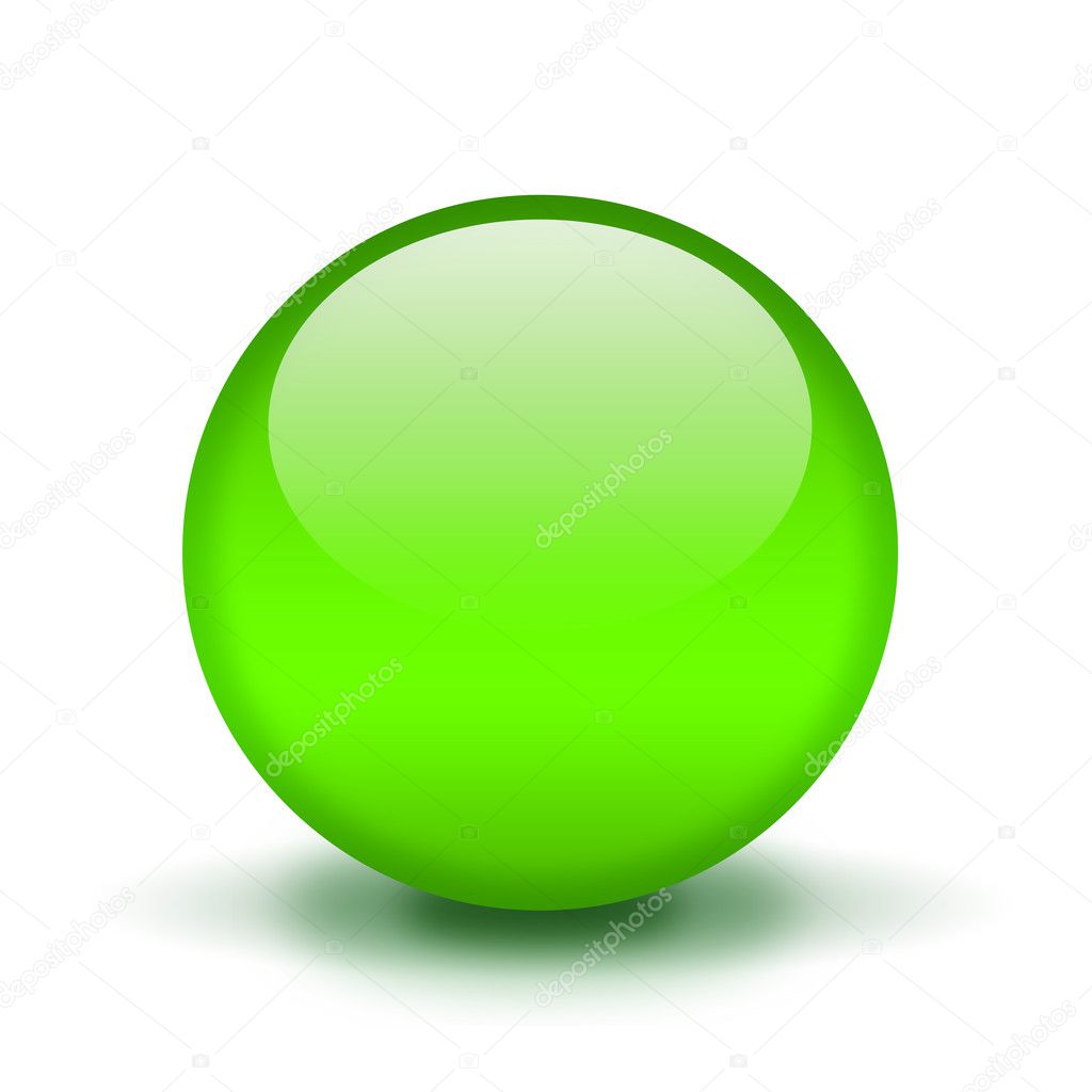 Green shiny ball — Stock Photo © Arcady #11849720
