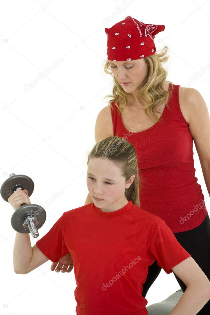 Lifting weights Stock Photo by ©dndavis 11407862