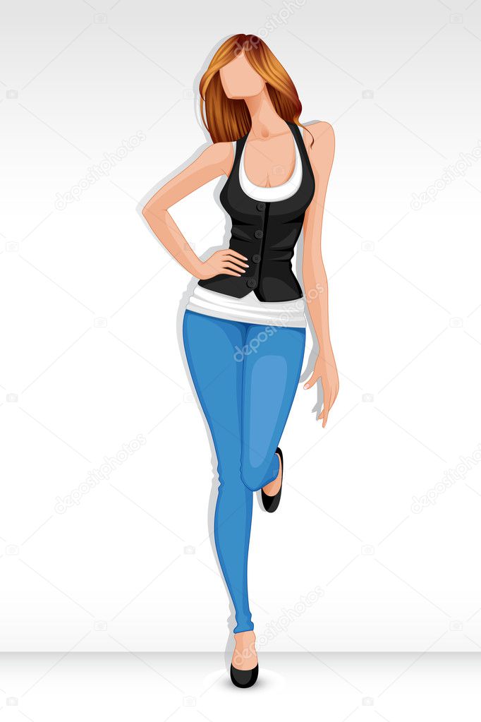 Dama moderna Stock Vector by ©stockshoppe 11611099