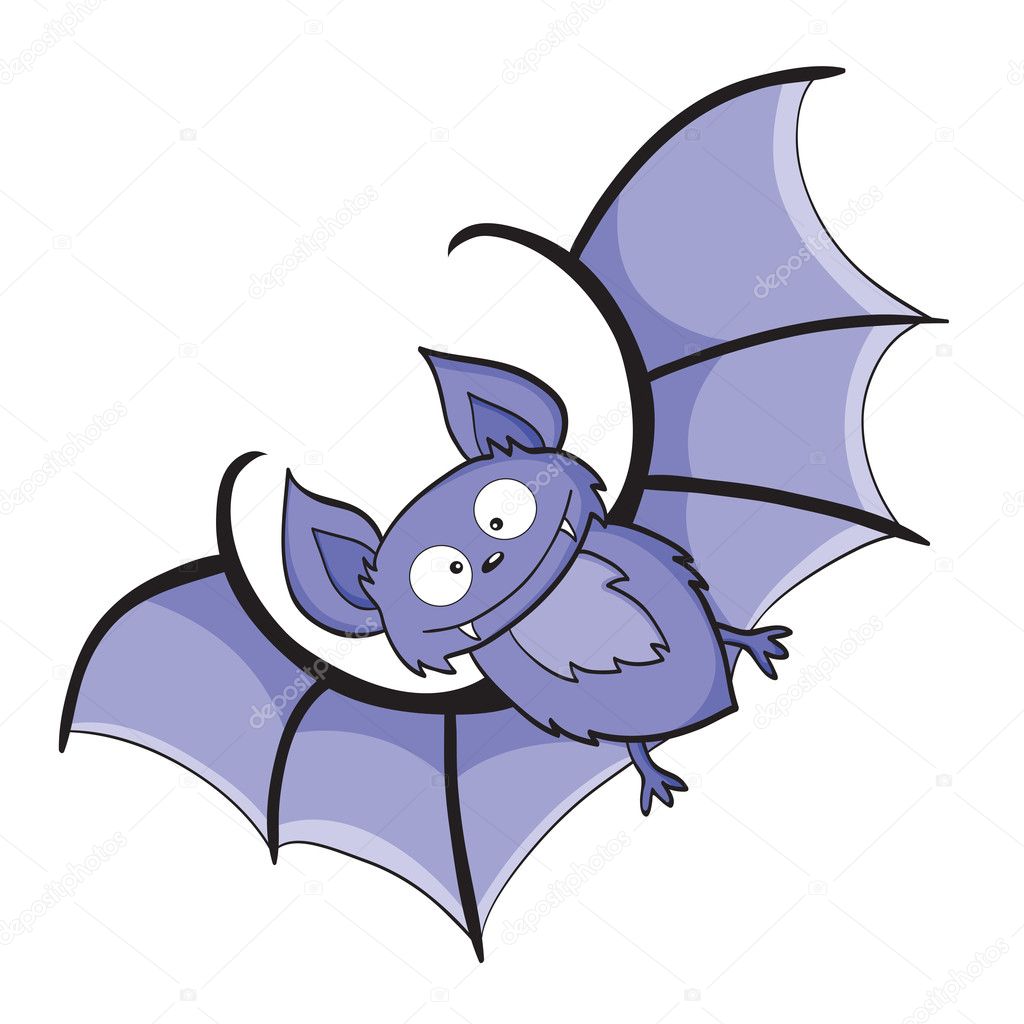 Cartoon bat — Stock Vector © jenpo5 #12084262