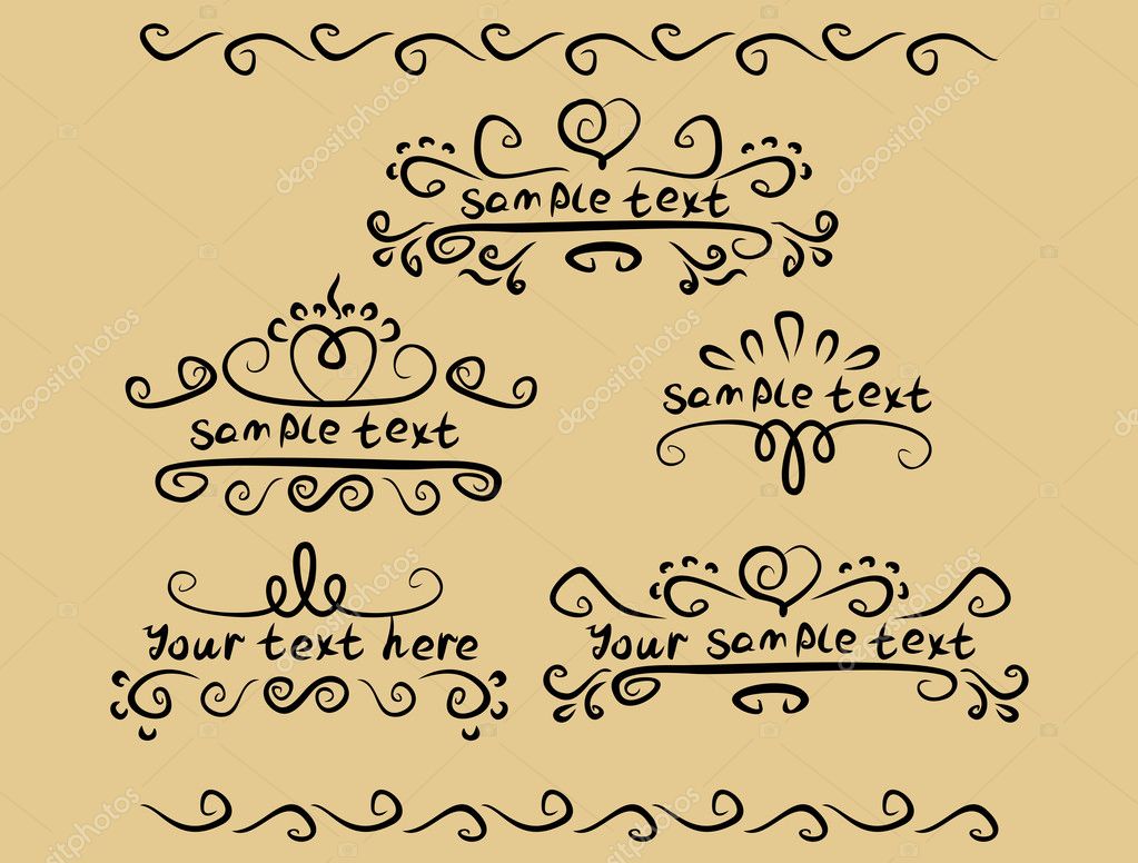 Vignette place for your text Stock Vector Image by ©Leyla_Siyanova ...
