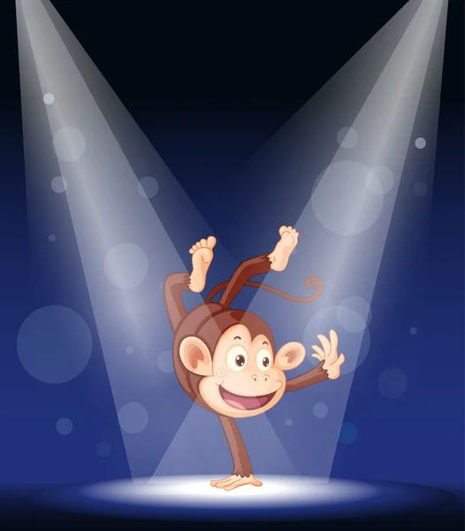 A monkey on stage Stock Vector Image by ©interactimages #11519044