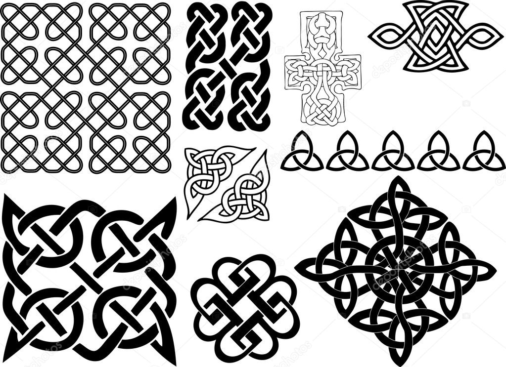 různé malé ornamenty a vzory — Stock Vektor © morrmota #11101592