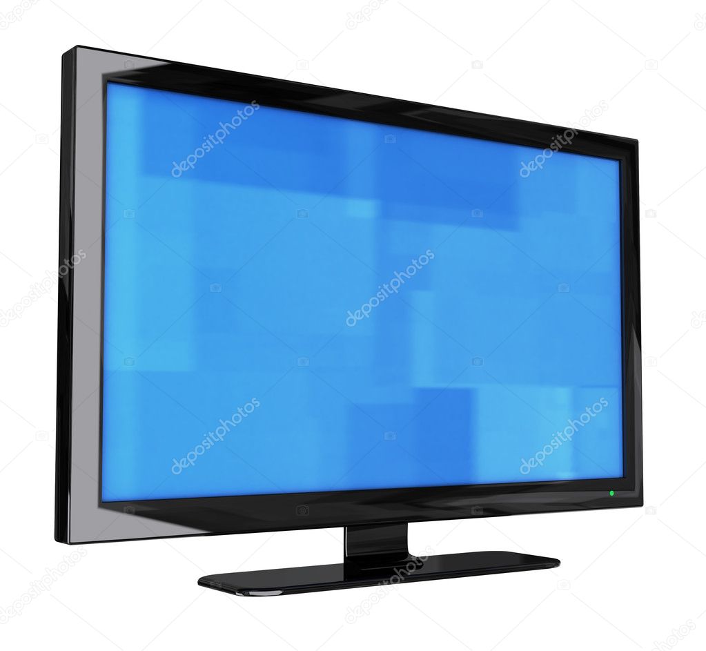 Lcd tv monitor — Stock Photo © gl0ck #10791308