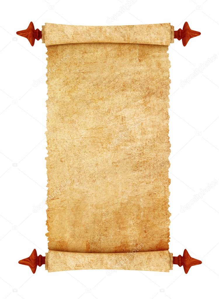 Antique paper scroll Stock Photo by ©gl0ck 10791330