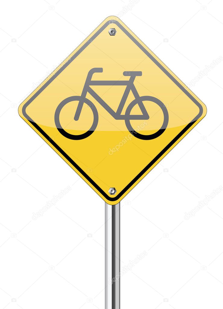 Bicycle Crossing Sign