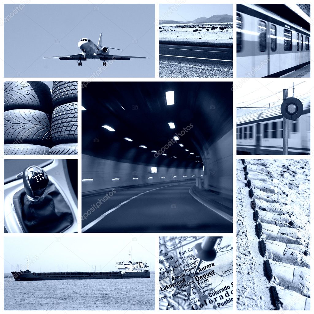 Transport collage Stock Photo by ©atm2003 11912132