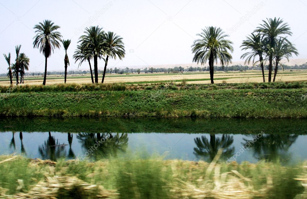 Water Channel in Egypt — Stock Photo © lucidwaters #11000637
