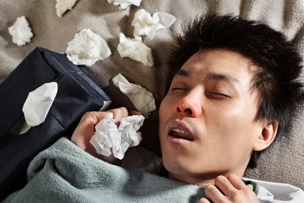 Sick person in bed Stock Photos, Royalty Free Sick person in bed Images ...