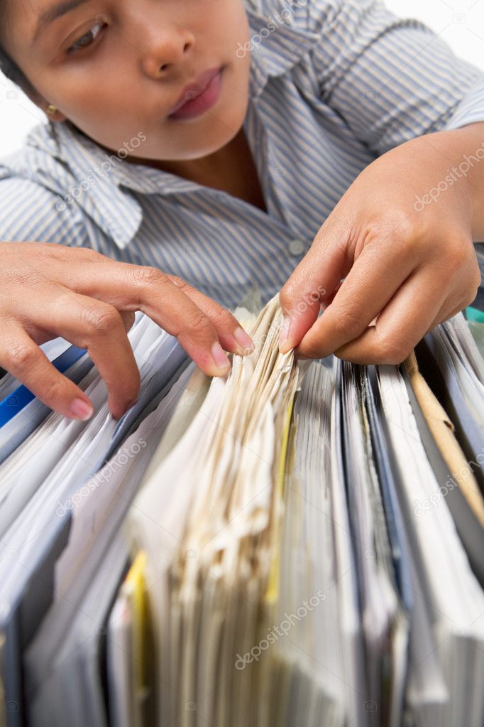 Looking for document Stock Photo by ©OtnaYdur 11023834