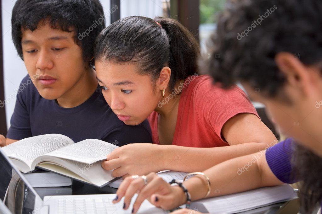Studying together Stock Photo by ©OtnaYdur 11063001