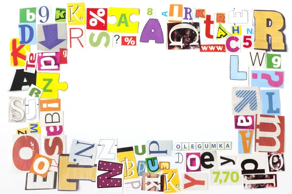 Marco de letras - Imagui