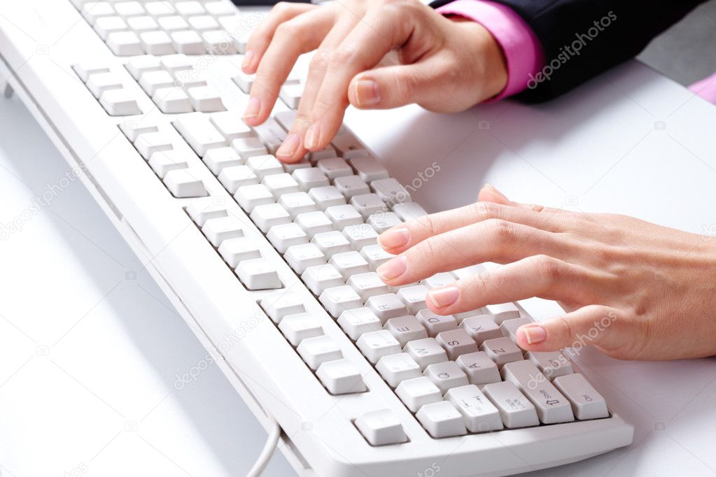 Typing work — Stock Photo © pressmaster #11242252