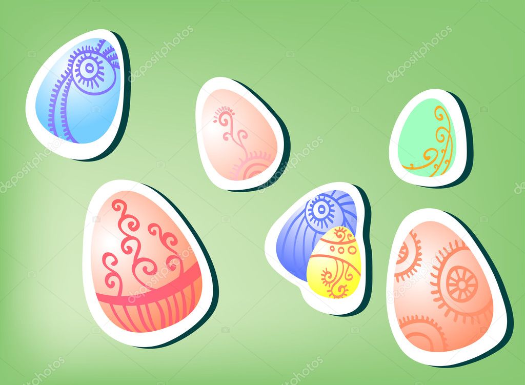 Egg-shaped Stock Vector Image by ©pressmaster #11697151