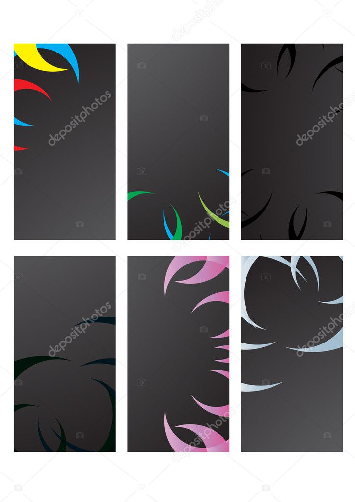 Black business cards Stock Vector Image by ©pressmaster #11698763