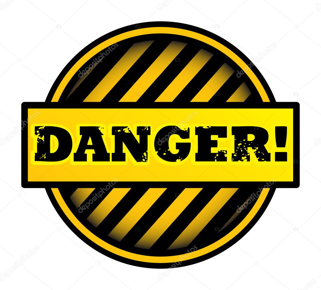 Label Danger — Stock Vector © _fla #11639931