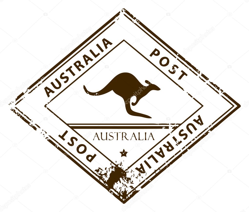 Australia stamp Stock Vector Image by ©_fla #12412751
