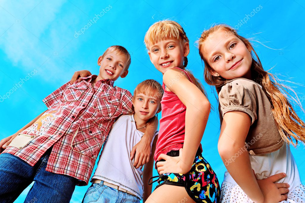 Kids . — Stock Photo © prometeus #10768612