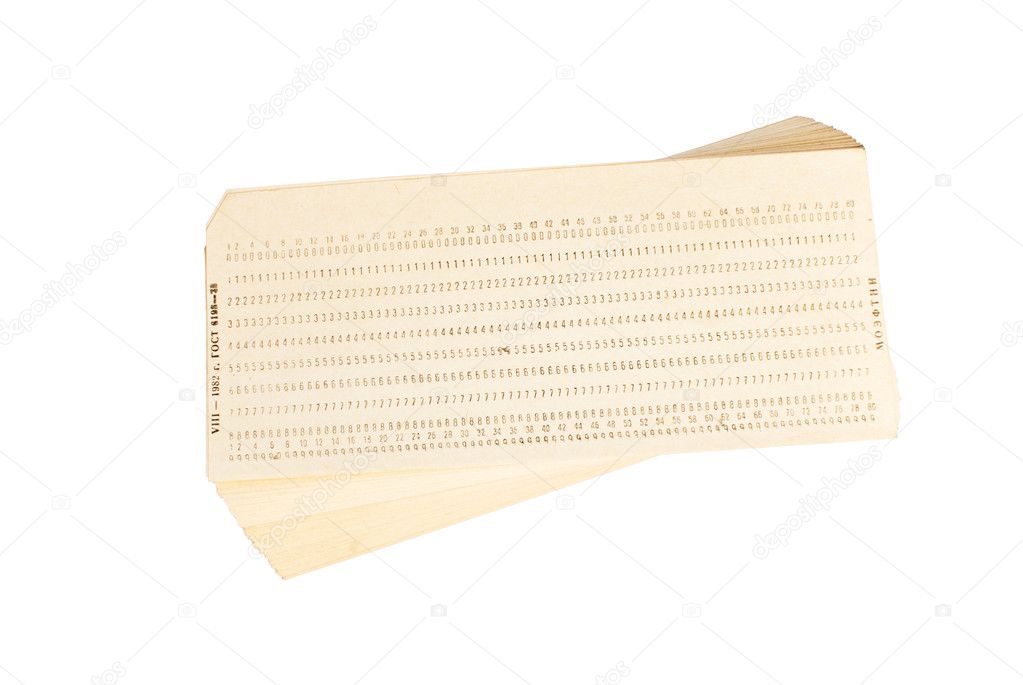 Punchcard Stock Photo by ©pproman 11127604