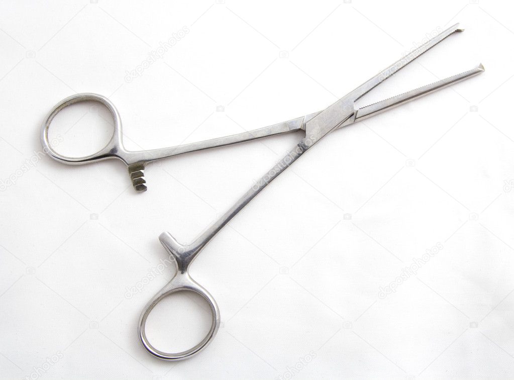 Rat tooth artery forceps open — Stock Photo © Chrispo #11074332