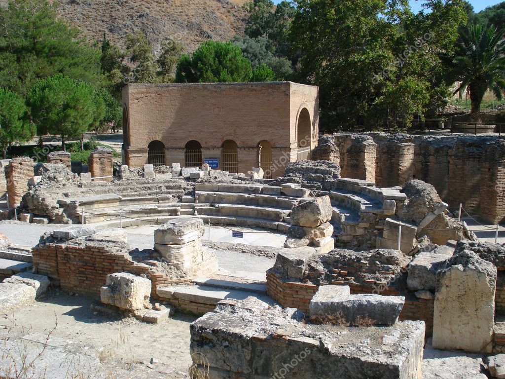 Crete Amphitheater Stock Photo by ©Ludvigcz 11097721