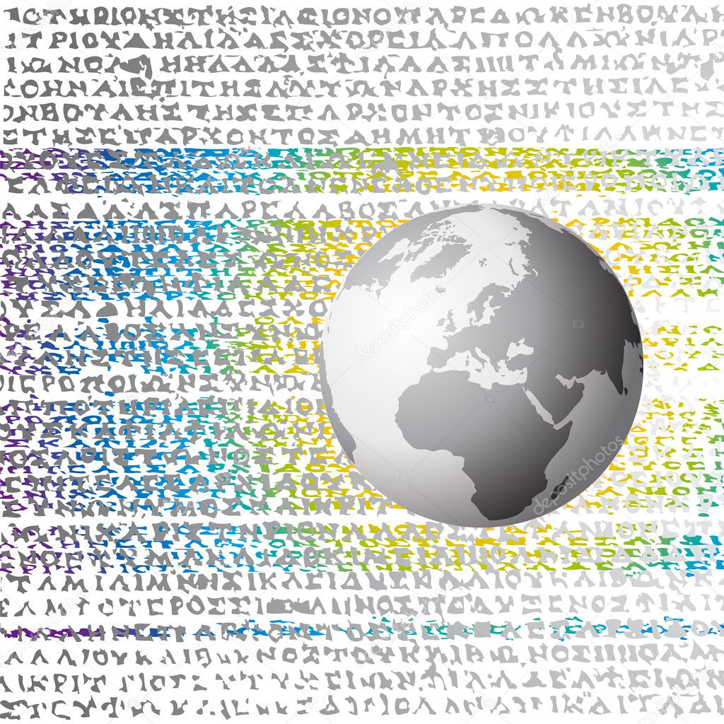 World and letters Stock Vector Image by ©robodread #11723636